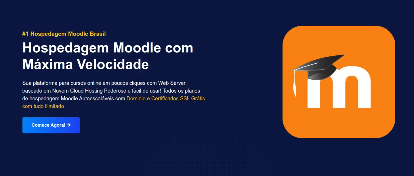 Moodle Hosting Ilimitado Servidores na Nuvem - Reselhost