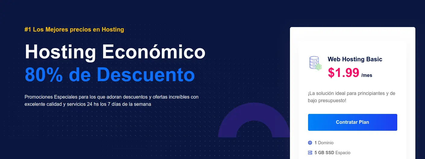 Hosting Económico Promociones Descuentos Imperdibles - Reselhost