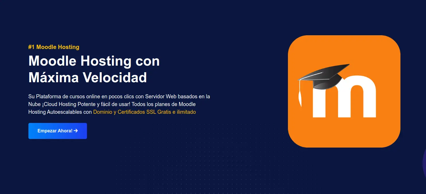Moodle Hosting Ilimitado Servidores en la Nube - Reselhost